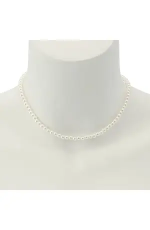 ALLSAINTS Imitation Pearl Mixed Chain Multi Strand Necklace