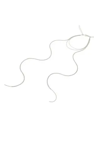 ALLSAINTS Imitation Pearl Mixed Chain Multi Strand Necklace