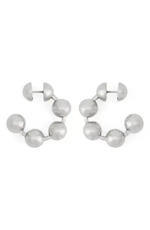 ALLSAINTS Ballchain Hoop Earrings