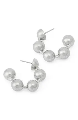 ALLSAINTS Ballchain Hoop Earrings