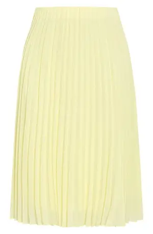 City Chic Pleated Chiffon Maxi Skirt