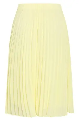 City Chic Pleated Chiffon Maxi Skirt
