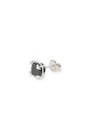 Off-White Arrow Black Lab Grown Diamond Single Stud Earring