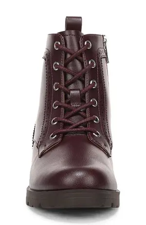 LIFESTRIDE Lena Combat Boot - Choc Plum