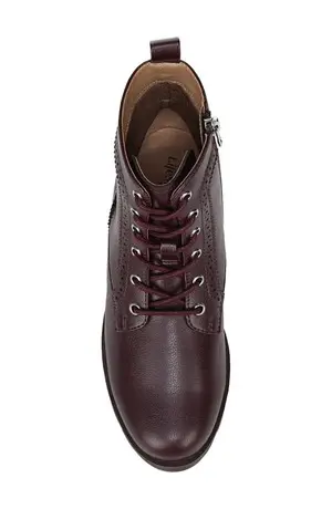 LIFESTRIDE Lena Combat Boot - Choc Plum