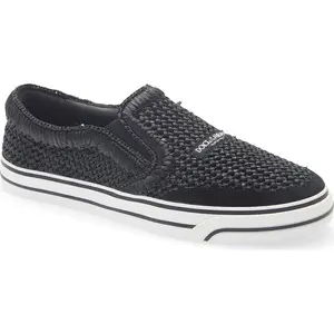 Dolce & Gabbana Raffia Slip-on Sneaker - Nero/nero