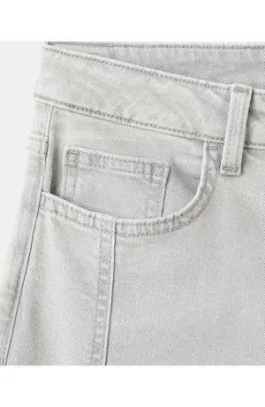 Mango Low Waist Wide Leg Jeans - Denim Grey