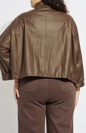 Lyssé Mina Oversized Faux Leather Jacket
