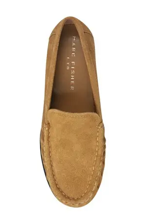 Marc Fisher Suede Moc Toe Loafers