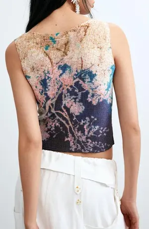 Desigual Floral Sleeveless Top
