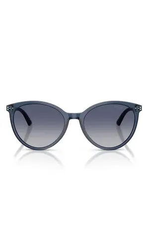 JIMMY CHOO Jc5060 53mm Phantos Sunglasses Transparent Blue Navy