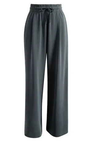 Beyond Yoga Sandwash Wide Leg Pants - Slate Green
