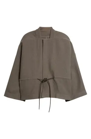 Rick Owens Sail Oversize Wool Flannel Jacket