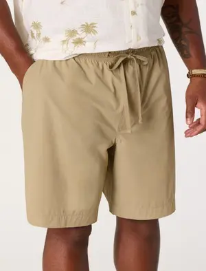 NAUTICA Big & Tall Pull-on Performance Stretch Shorts - Coriander