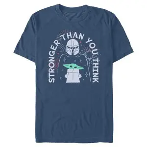 STAR WARS: THE MANDALORIAN Star Wars The Mandalorian Stronger Than Fireworks T Shirt