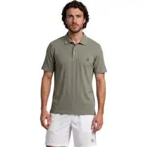 K-Swiss Drift Active Short Sleeve Seamless Polo - Shadow