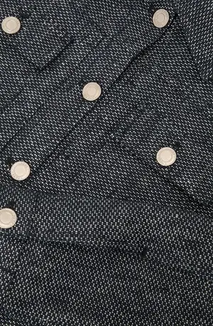 REISS Bree Linen & Cotton Cropped Jacket