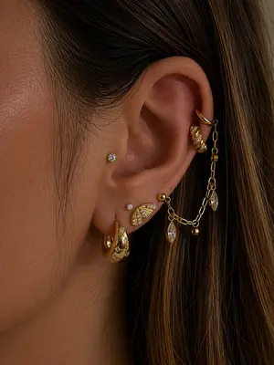 BEADS BY TARA Mariposa Stud Earrings