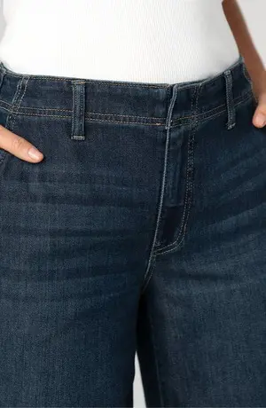 LIVERPOOL Weekend Side Slit Wide Leg Jeans