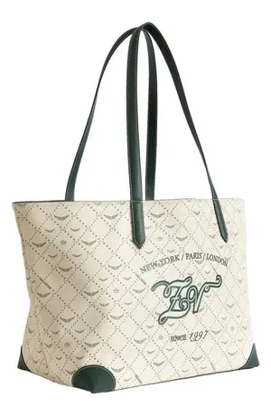 Zadig&Voltaire Z Shopper Xl Monogram Faux Leather Tote