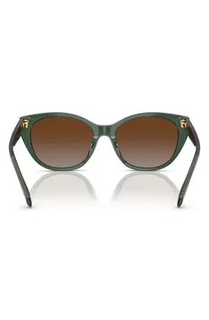 Ralph Lauren 56mm Square Gradient Polarized Sunglasses