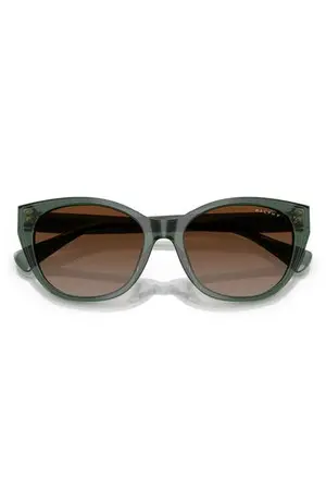 Ralph Lauren 56mm Square Gradient Polarized Sunglasses