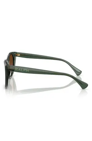Ralph Lauren 56mm Square Gradient Polarized Sunglasses