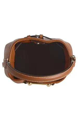 Strathberry Mini Corda Leather Bucket Bag