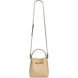 Strathberry Mini Corda Leather Bucket Bag - Oat