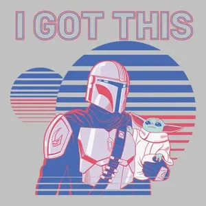STAR WARS: THE MANDALORIAN Star Wars The Mandalorian I Got This Duo Graphic T-shirt