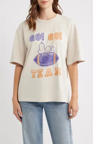 Junk Food Snoopy Graphic T-shirt