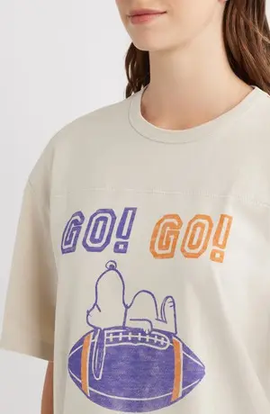 Junk Food Snoopy Graphic T-shirt