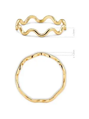 DEVATA Wavy Ring