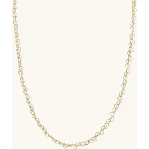 BEADS BY TARA Heart Link Necklace - Gold