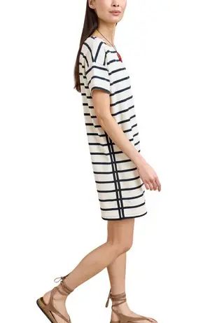 LA LIGNE Breton Stripe T-shirt Dress
