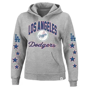 '47 47 Los Angeles Dodgers Starry Eye Hoodie - Heather Gray