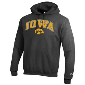 Champion Iowa Hawkeyes Arch Over Logo Pullover Hoodie