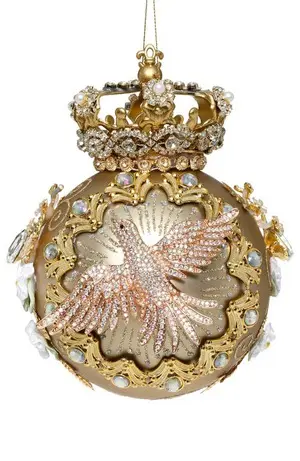 MARK ROBERTS Crown Jewels Ornament - Gold