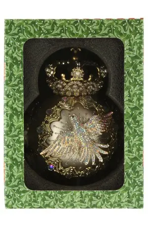 MARK ROBERTS Crown Jewels Ornament - Gold