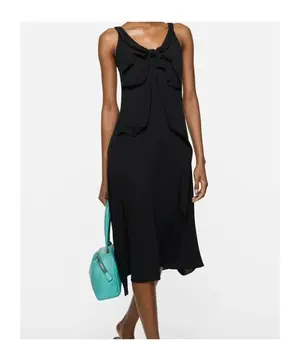 Acne Studios Silk Dress With Bow
