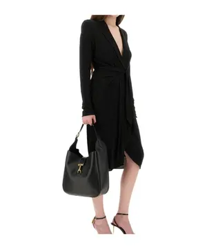 TOM FORD Long Sleeve Wrap Dress