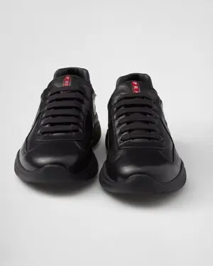 Prada America's Cup Nappa Leather Sneakers