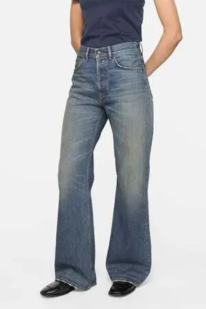 Acne Studios 2021f Regular Fit Jeans - Medium Blue