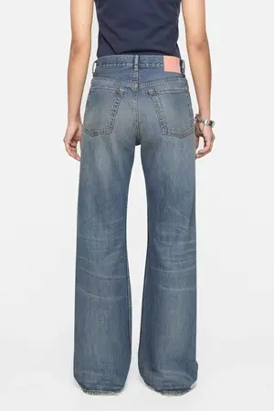 Acne Studios 2021f Regular Fit Jeans - Medium Blue