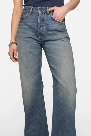 Acne Studios 2021f Regular Fit Jeans - Medium Blue
