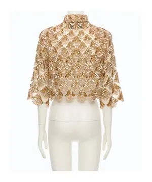 Valentino Garavani Embellished Cropped Jacket