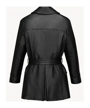 Saint Laurent Belted Lambskin Jacket