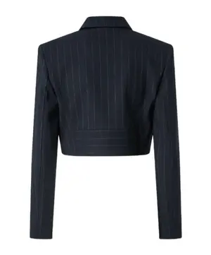 Pinko Double-breasted Cropped Blazer
