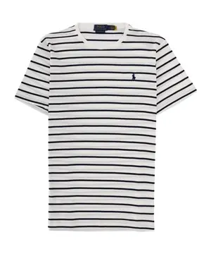 Polo Ralph Lauren Striped Logo T-shirt - White