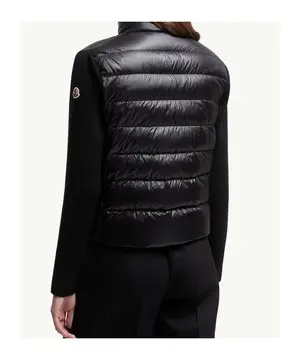 Moncler Padded Wool Zip-up Cardigan